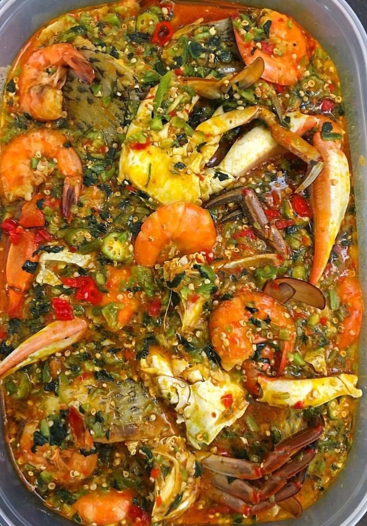how to prepare seafood okro soup